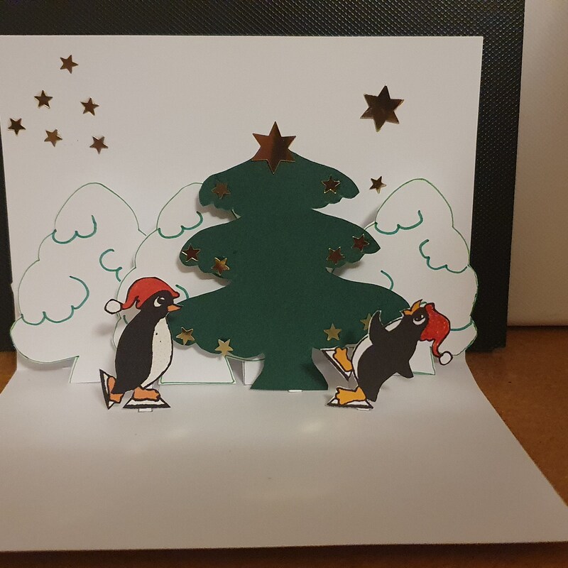 3d Christmas Card - Etsy
