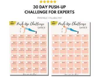 How to Achieve 50 Push Ups 30 Day Calisthenics Workout Challenge - Etsy