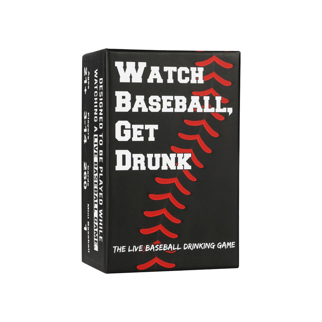 Watch Baseball, Get Drunk - the Live Baseball Drinking Game - Etsy