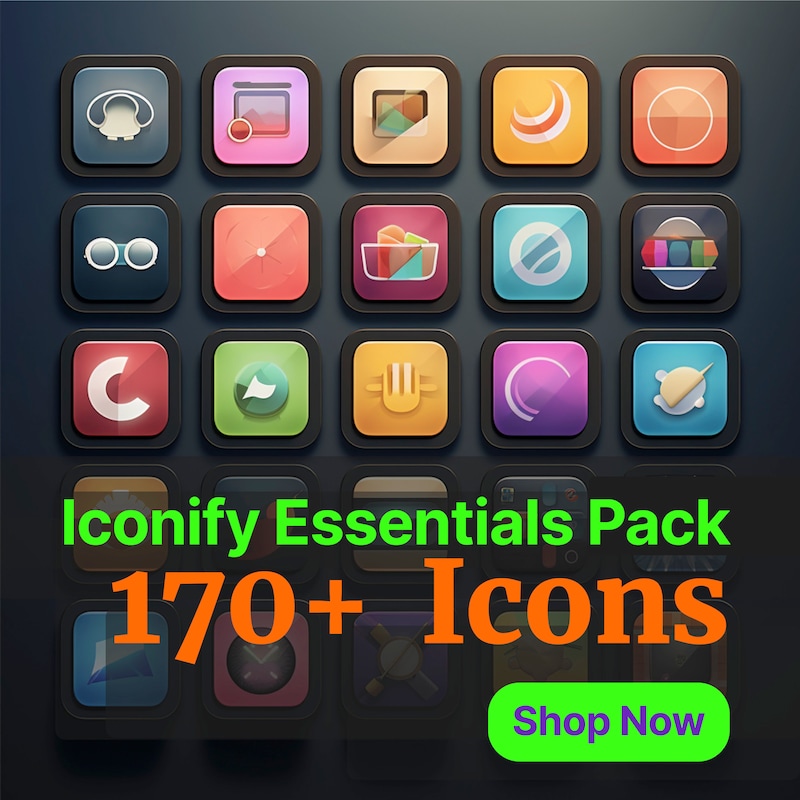 Ios 3d Icons - Etsy