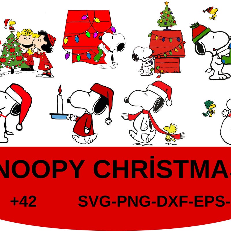 Snoopy Svg - Etsy