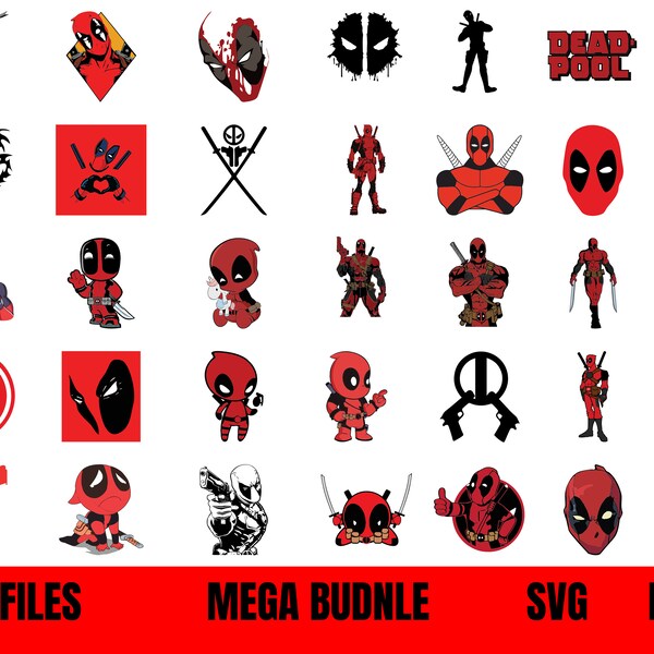 Deadpool Svg - Etsy