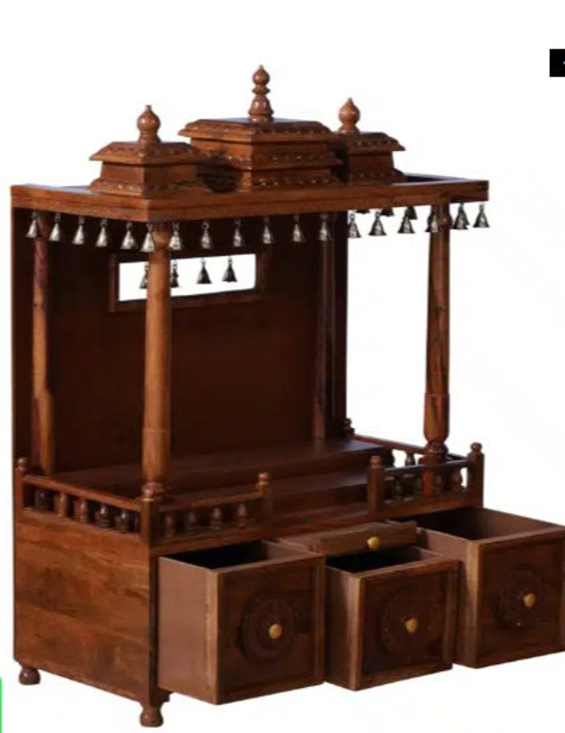 Divinedecortemple Wooden Mandir for Hometemple Homepooja Mandir wall ...