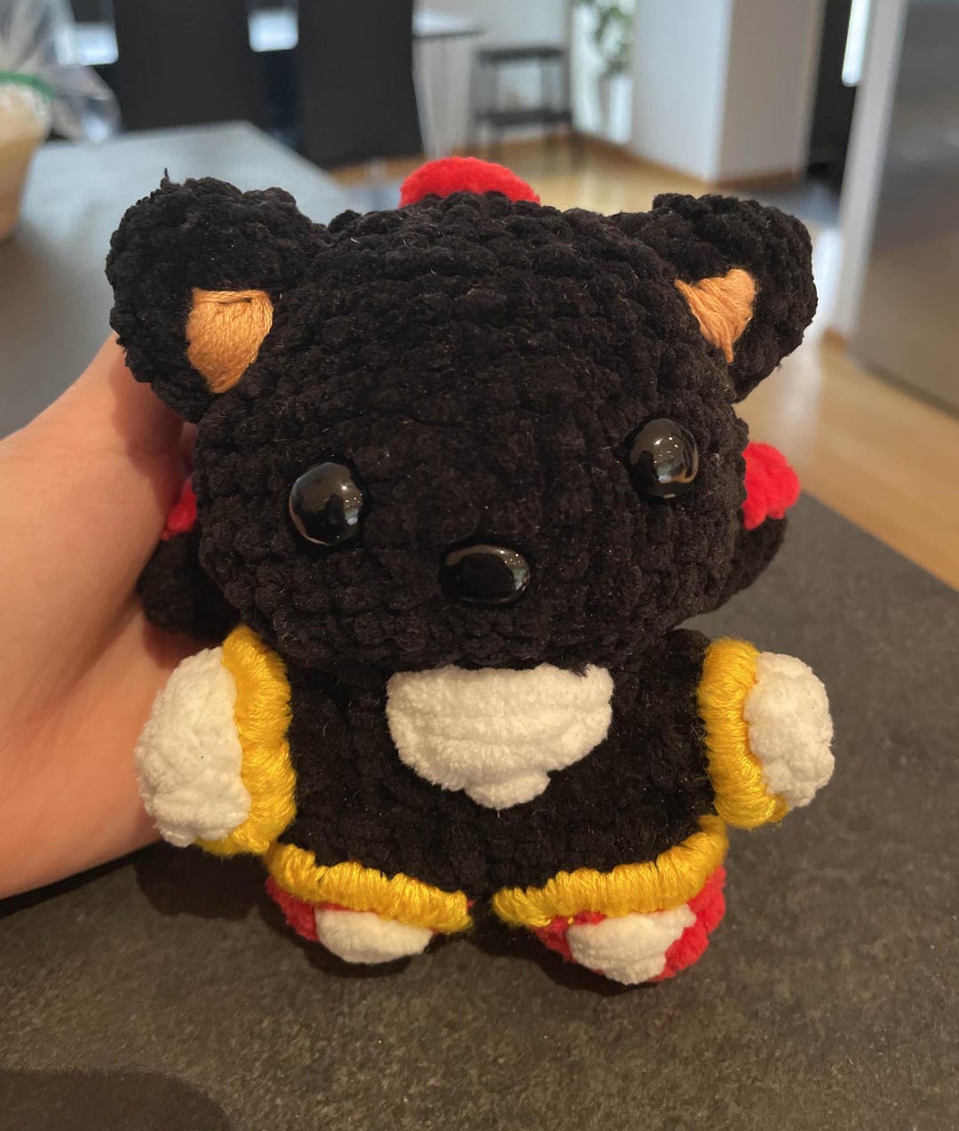 Shadow the Hedgehog Crochet Plushie - Etsy