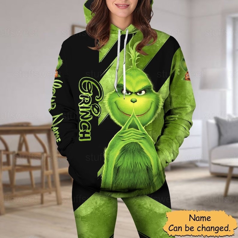 Personalized The Grin Hoodie Legging Set, funny character Shirt sold by ...