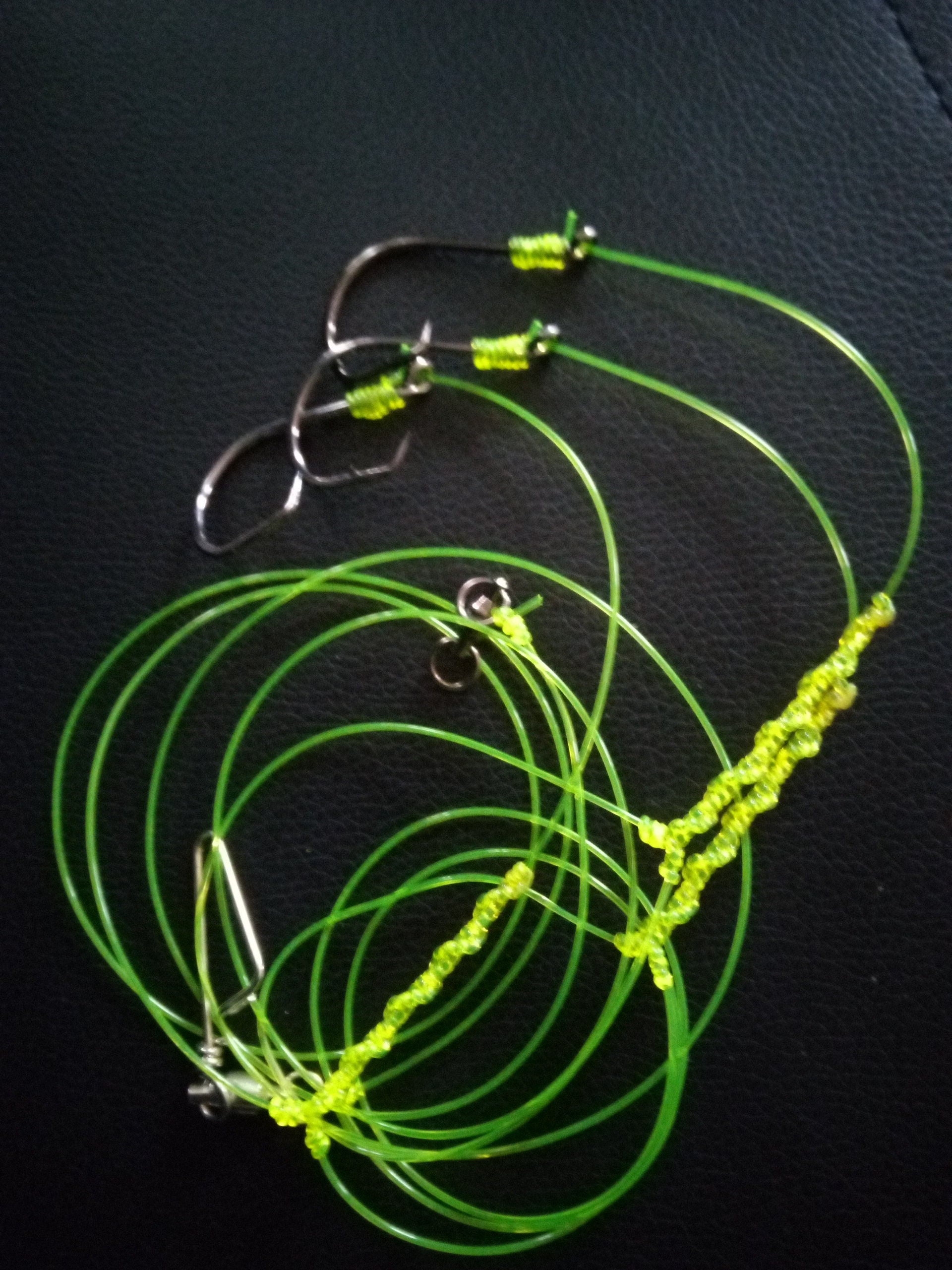 80-pound Triple Rig 6.0 Hooks Saltwater Rig for Game Fish Quantity-5 ...