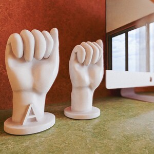 ASL Letters 3D - ASL Alphabet - ASL Decorative Hands - Sign Language ...