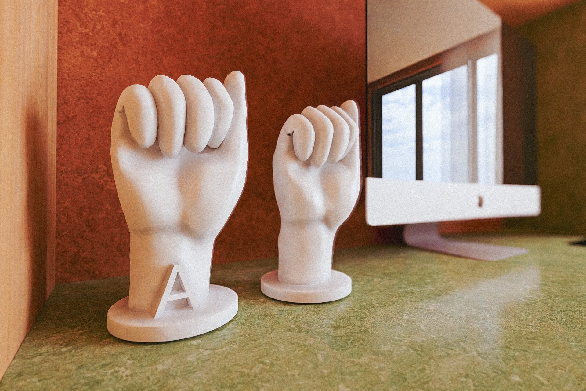 ASL Letters 3D ASL Alphabet ASL Decorative Hands Sign Language American Sign Language More Size ...