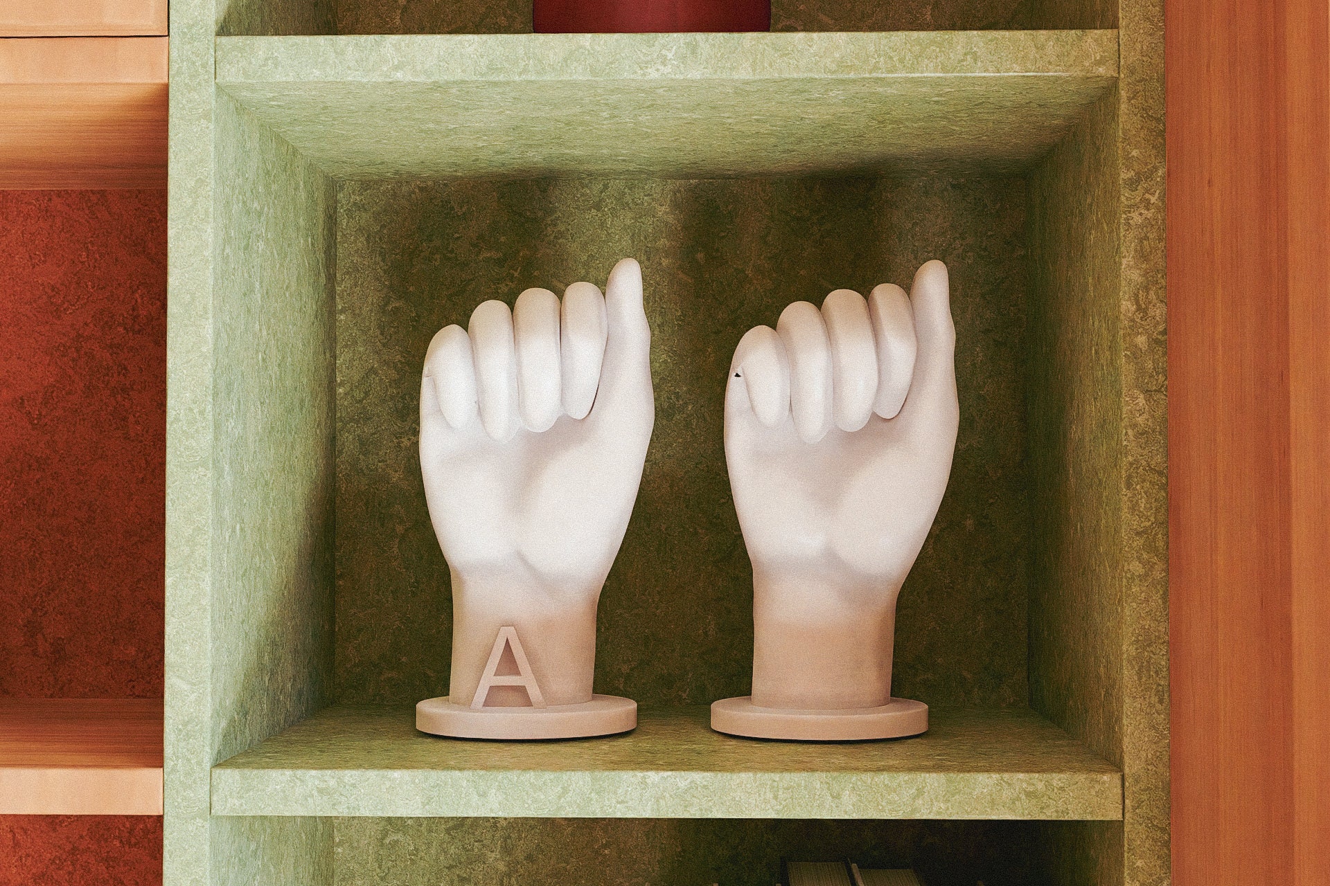 ASL Letters 3D - ASL Alphabet - ASL Decorative Hands - Sign Language ...