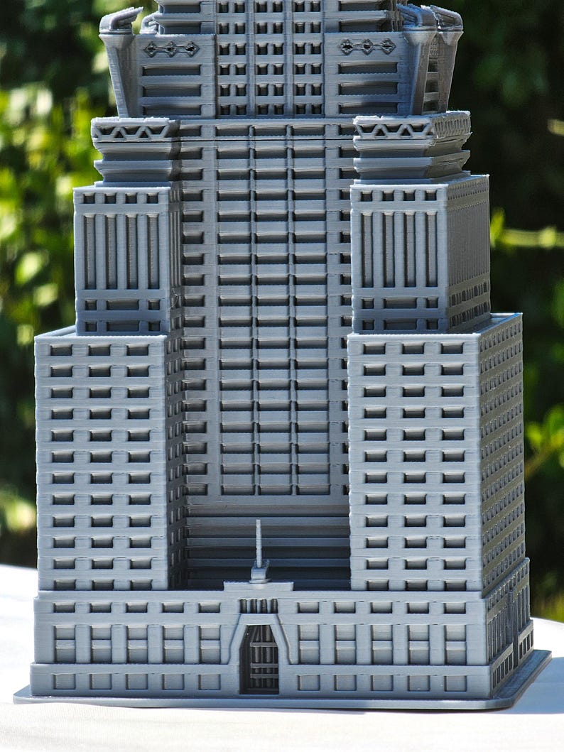 3D Chrysler Building Model - New York City Skyline Decor - Etsy