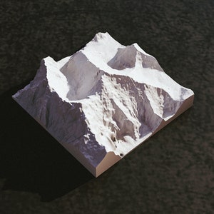 Custom 3D Mountain and Terrain Models 3D Printing STL File (digital) - Etsy