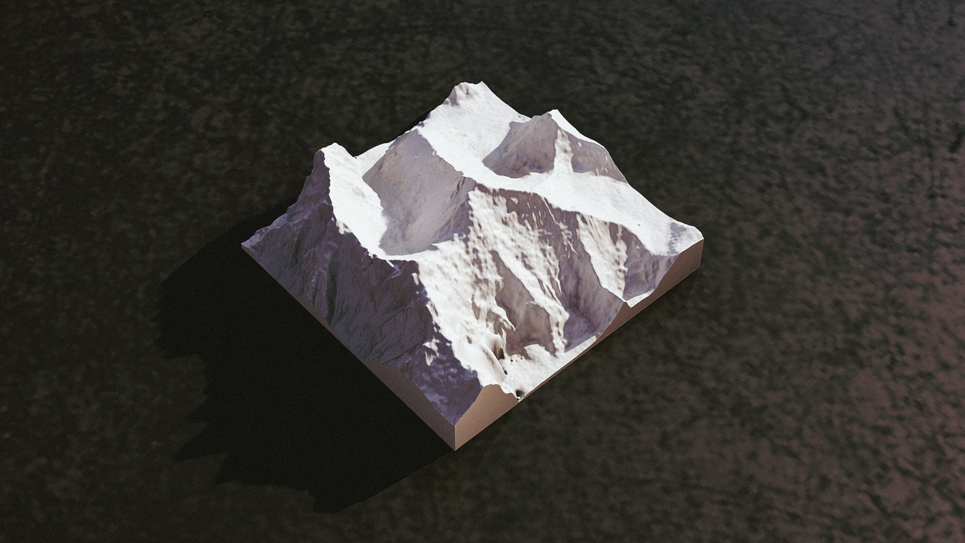 Custom 3D Mountain and Terrain Models 3D Printing STL File digital - Etsy