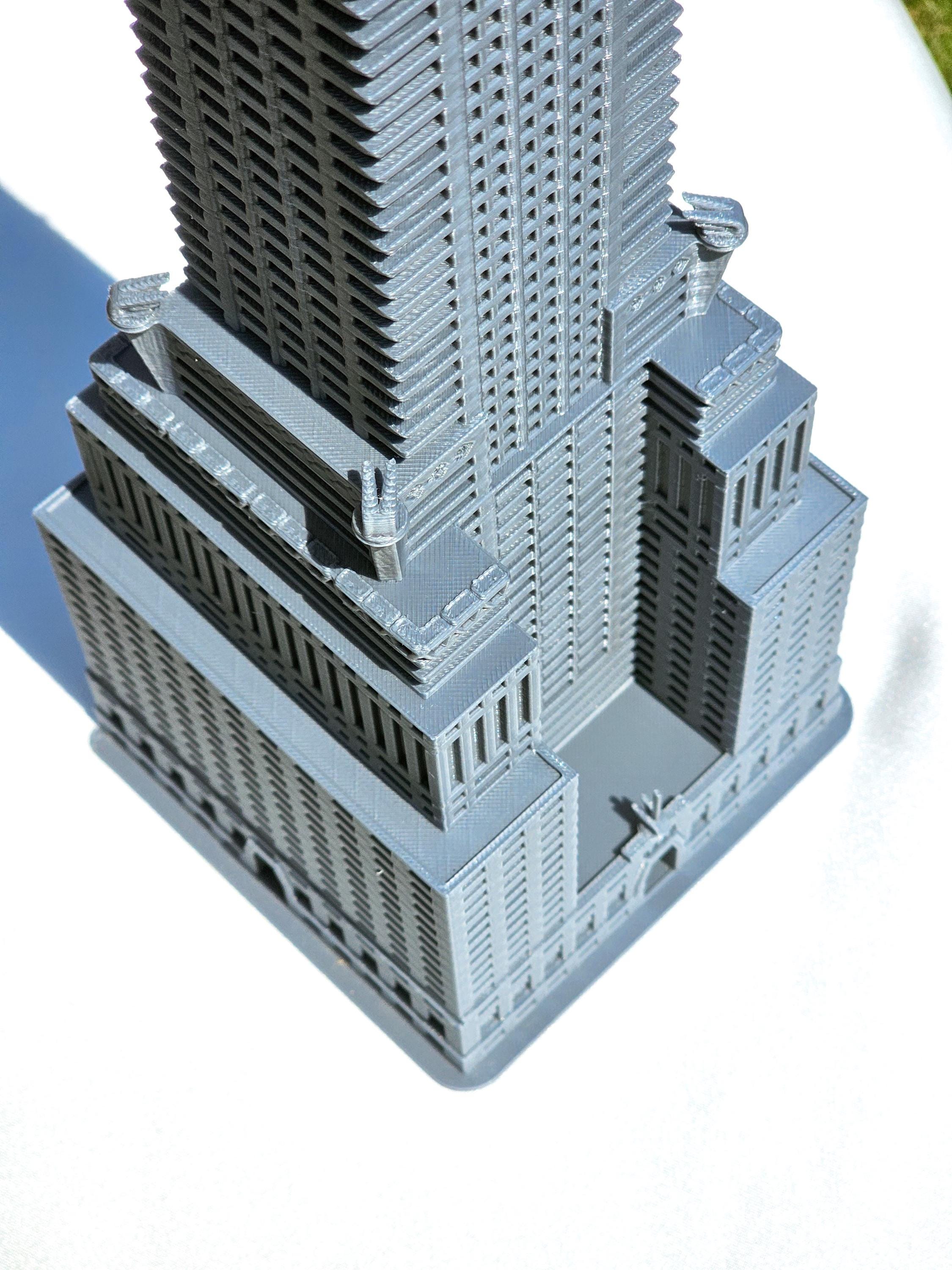 3D Chrysler Building Model - New York City Skyline Decor - Etsy