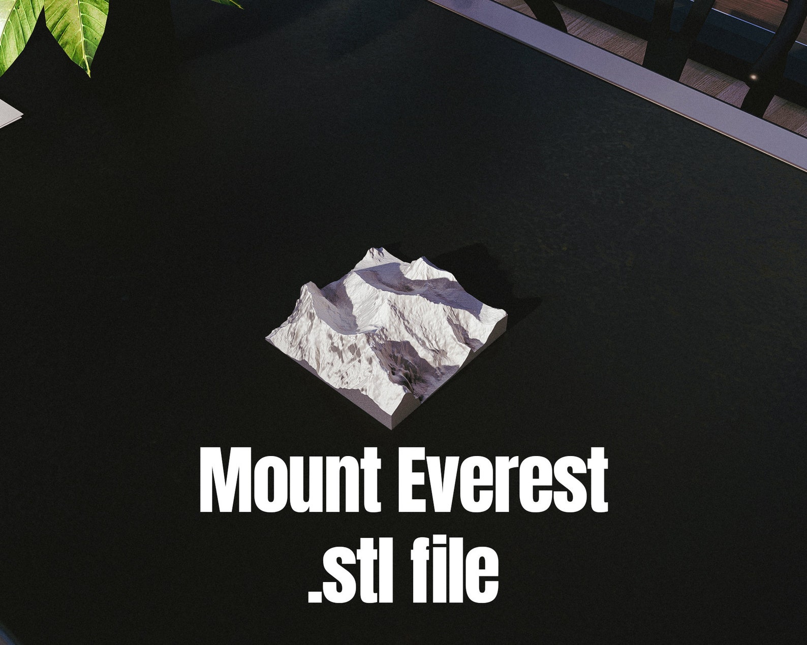 Custom 3D Mountain and Terrain Models 3D Printing STL File (digital) - Etsy