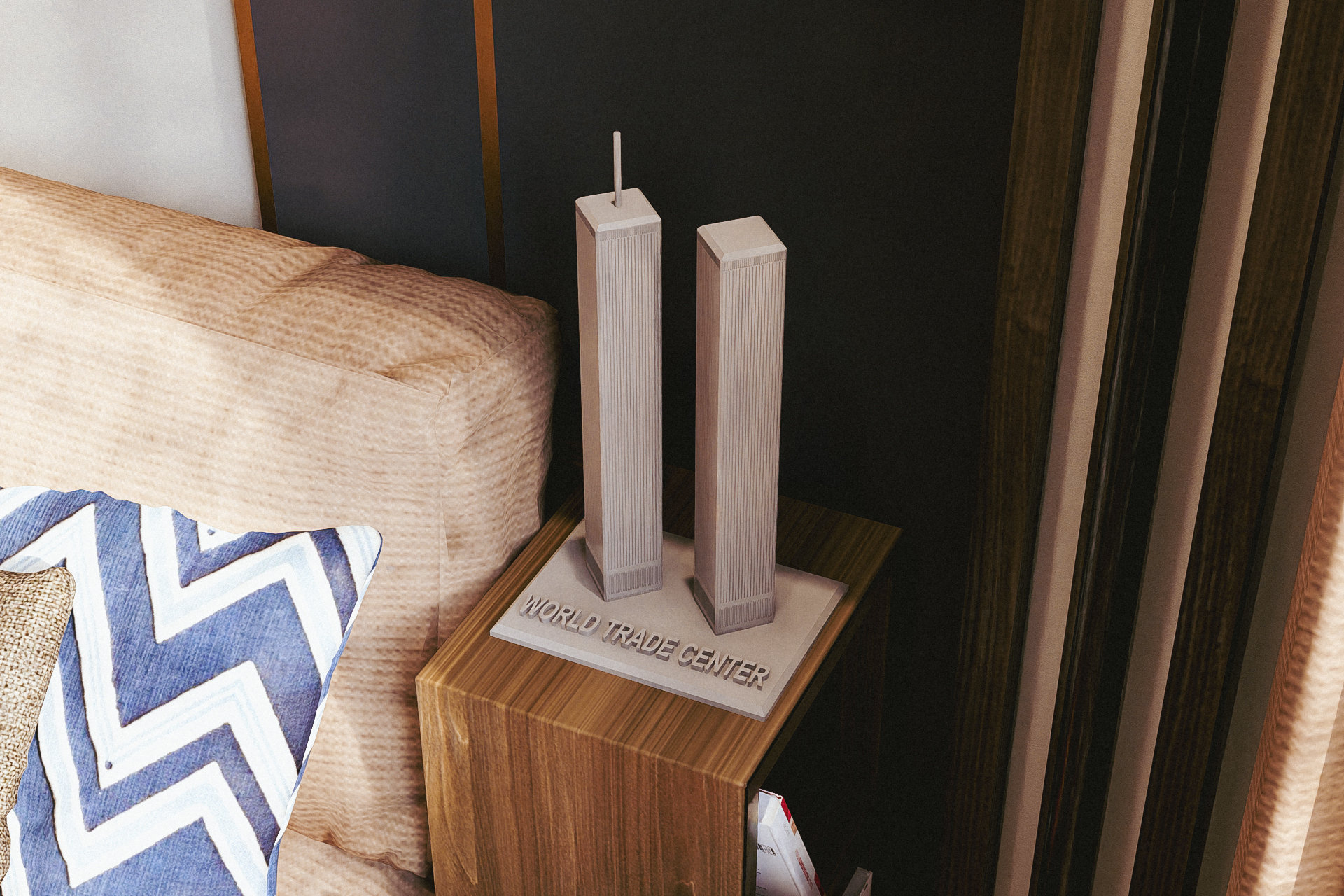 3D Twin Towers WTC World Trade Center 3D Architectural Model New York ...
