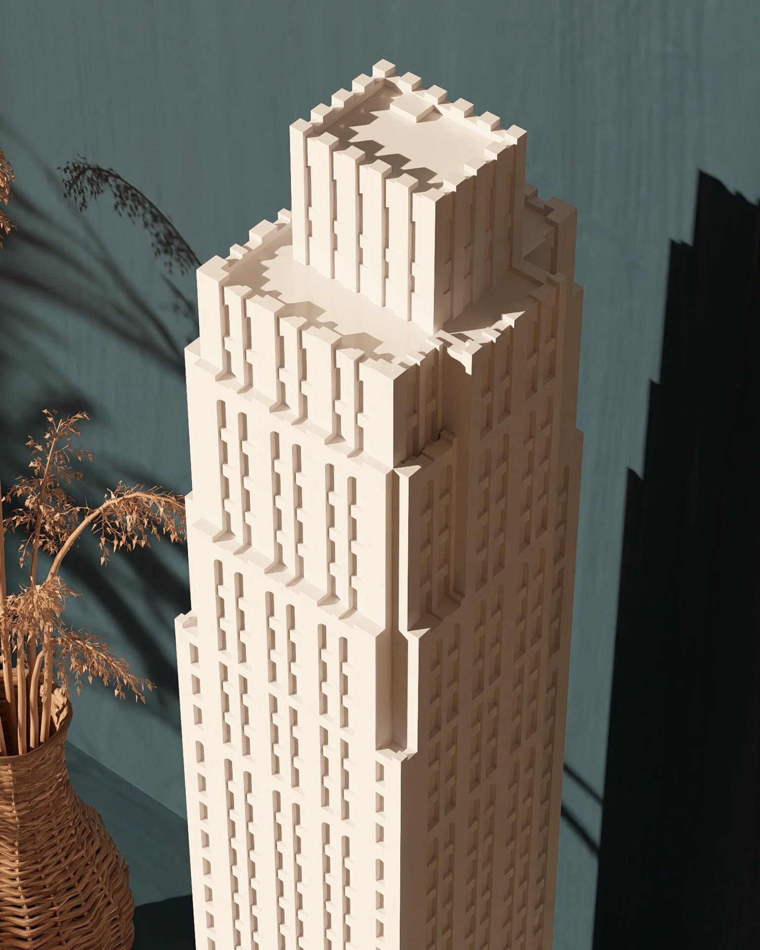 David Stott Building 3D Printed Model - Detroit Skyscraper - Etsy