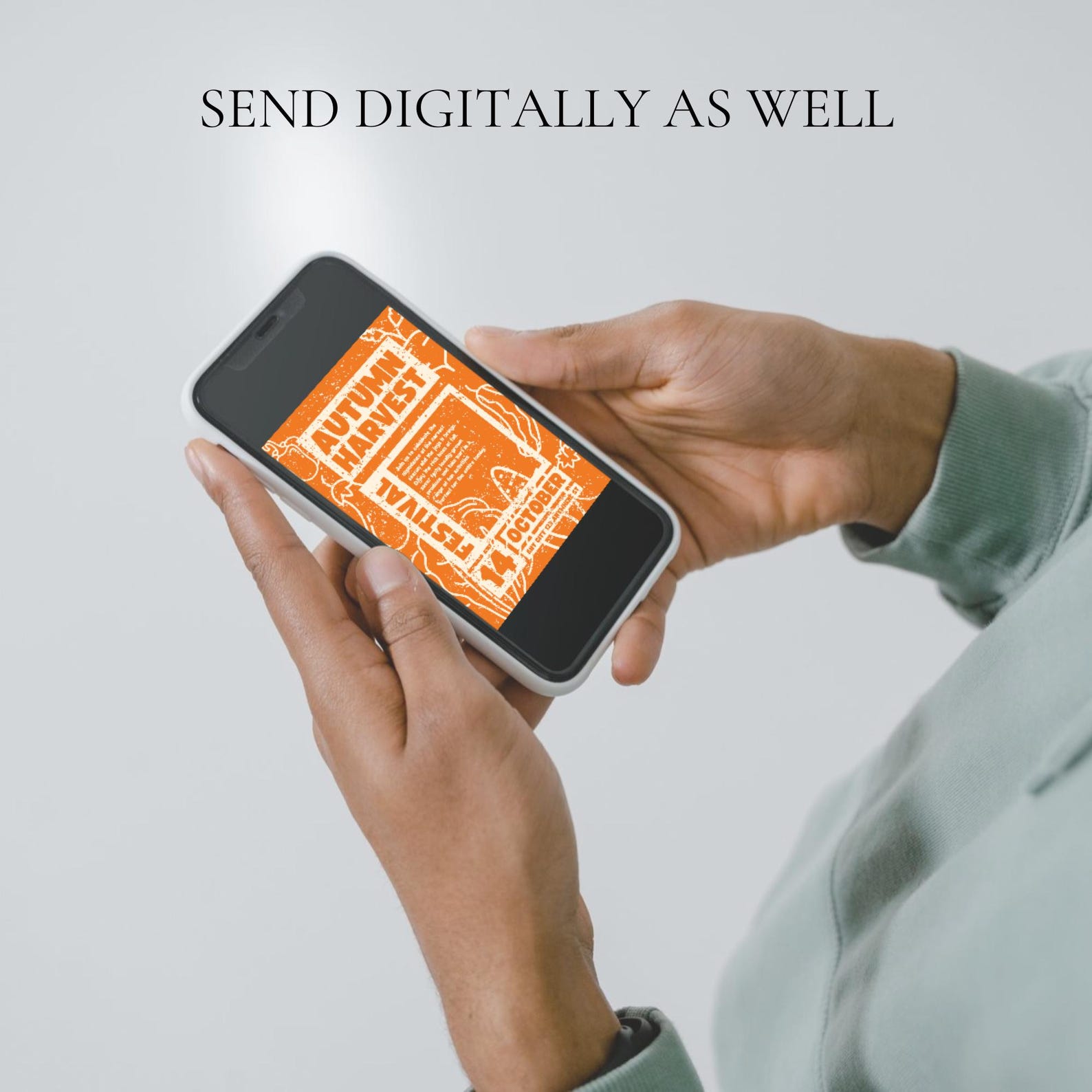 Editable Fall Harvest Festival Flyer Template, Fall Event Party Invite ...