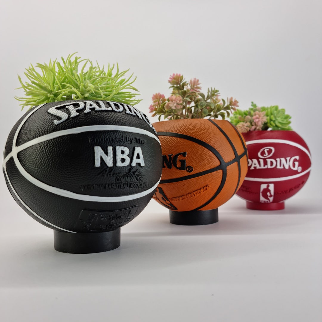 Basketball Planter/unique Sports Gift for NBA Fans,basketball Room ...