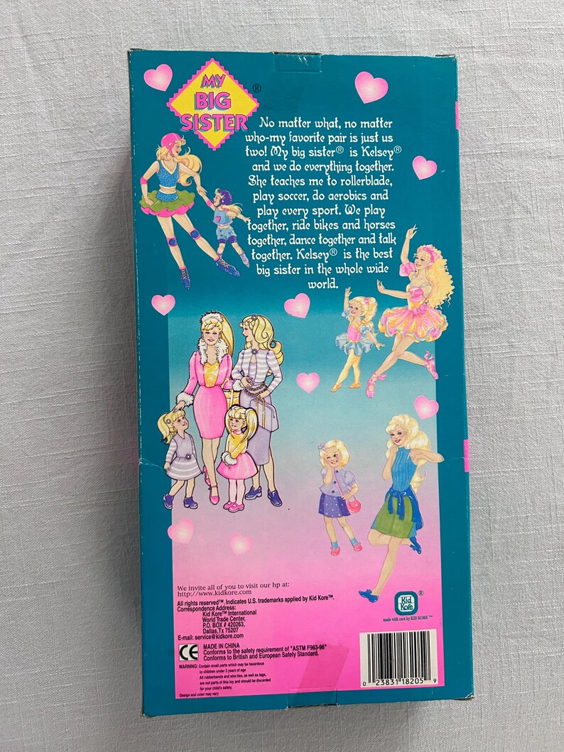 My Big Sister Dolls Kelsey Jodi Kid Kore 18205 Fashion Dolls, Red Hair ...