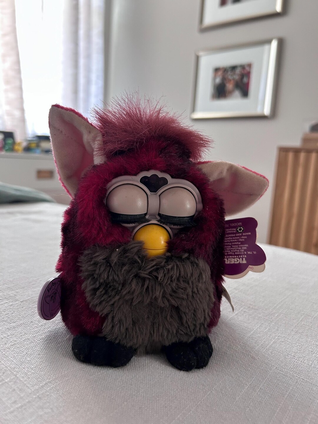 Furby Red Wolf Blue Eyes Tiger Electronics 2000 7th Gen - Etsy