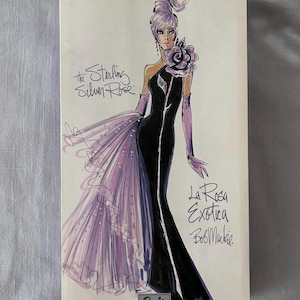 Barbie - Avon Exclusive - the Sterling Silver Rose by Bob Mackie 2001 ...
