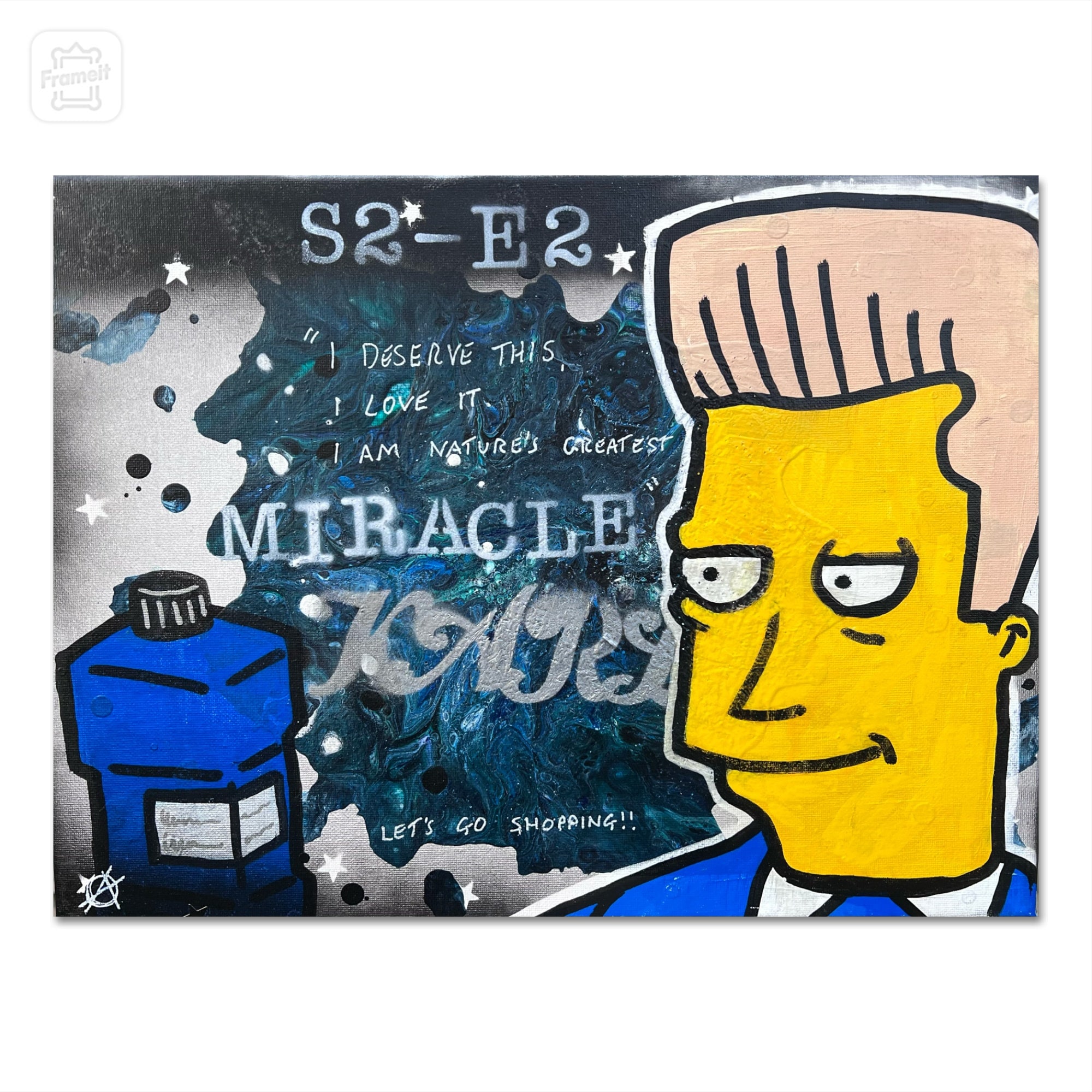 The Simpsons Painting - Etsy