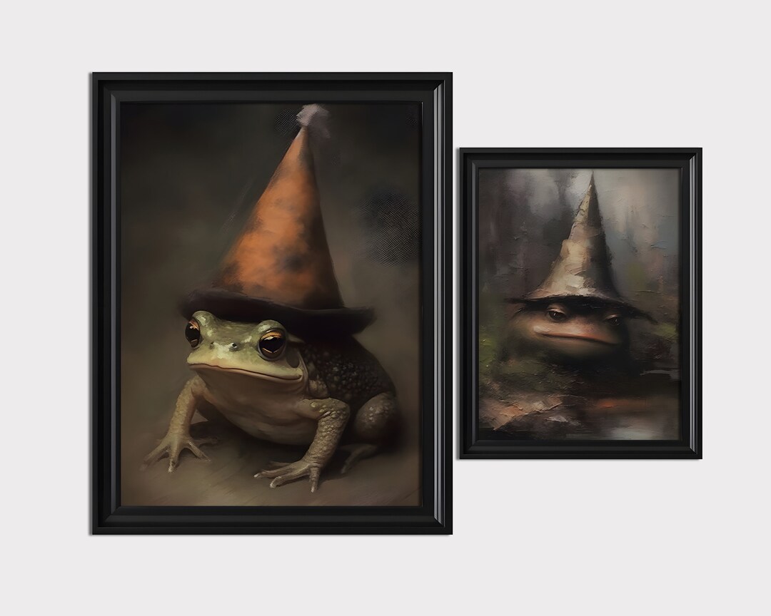 Printable Halloween, Spooky Season, Toad, Halloween Decor Painting ...