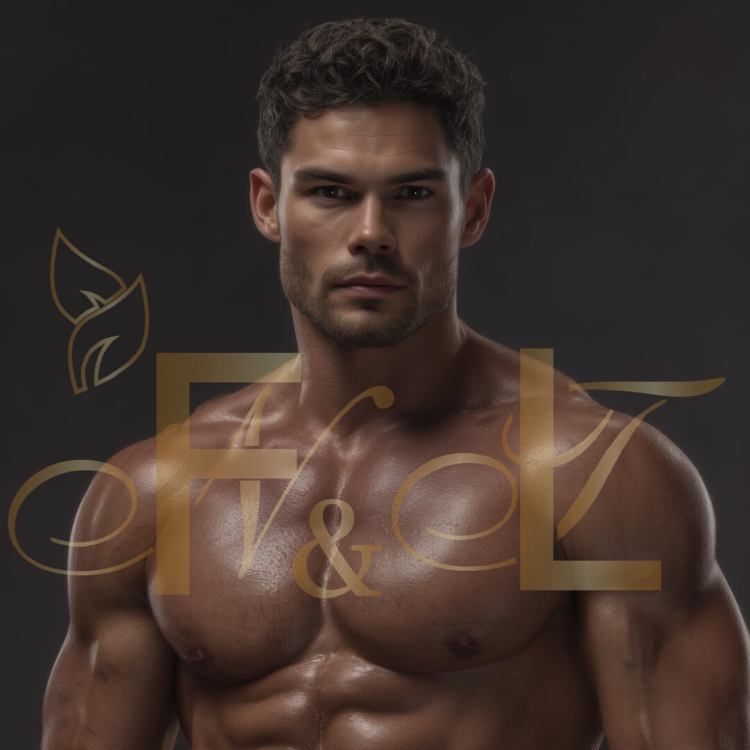 Strong Male Figure 1x1 Digital Download | Bodybuilding Poster | Fitness ...
