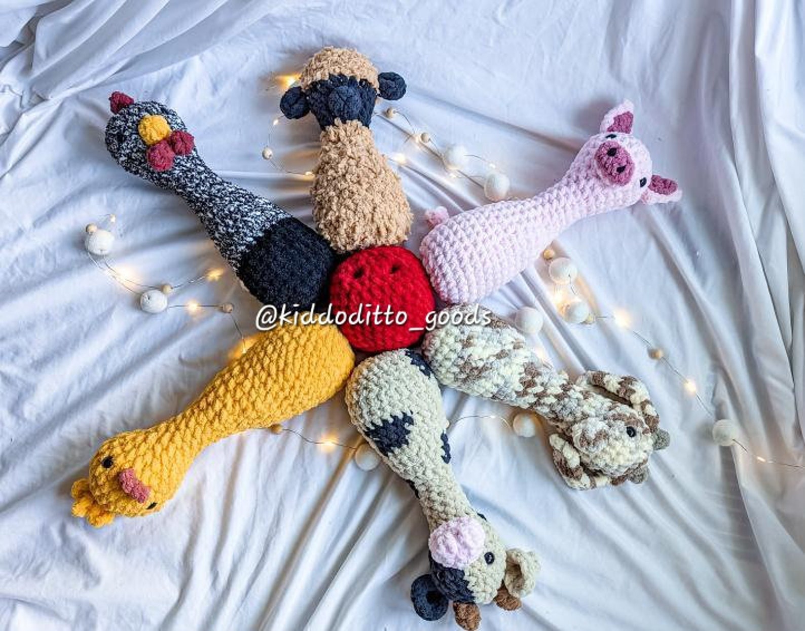 Barnyard Bowling Buddies Pattern, Crochet, PDF, Farm Animals, ENGLISH ...