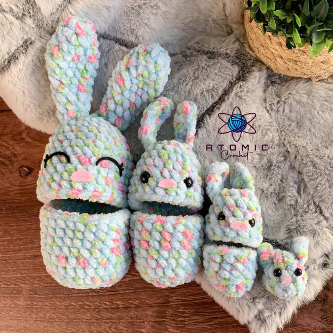 2-in-1 Bunny & Easter Nesting Dolls Pattern, Crochet, PDF, Bunnies ...