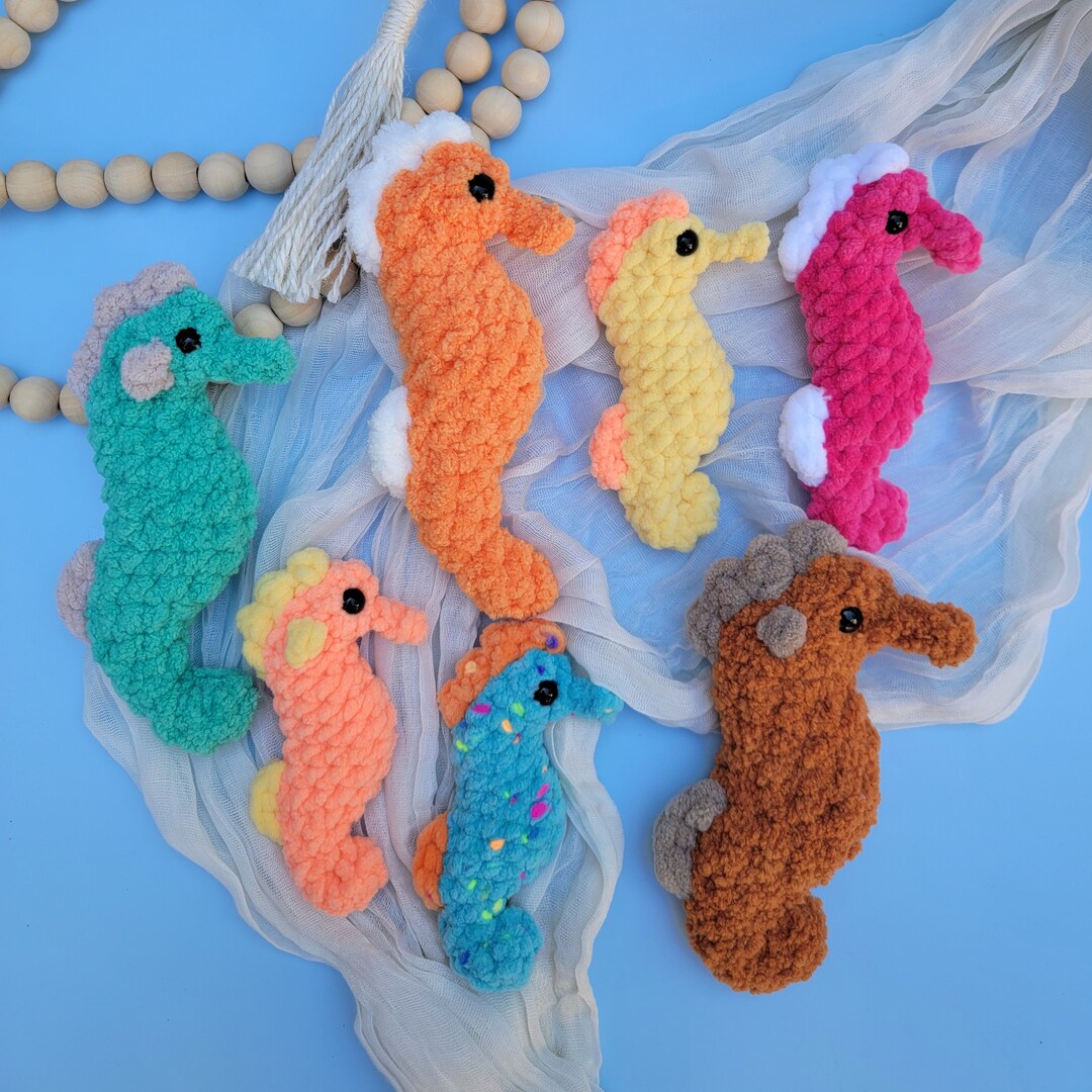 Sophie the Seahorse Crochet Pattern, Crochet, Seahorse, ENGLISH, PDF ...
