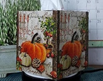 Fall Tissue Box - Etsy