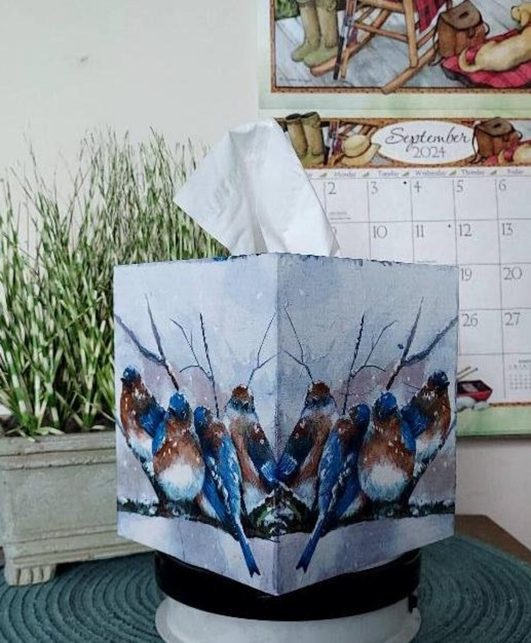 BIRD Tissue Box Cover, Tissue Box Cover, Bird Lover Gift, Bird ...