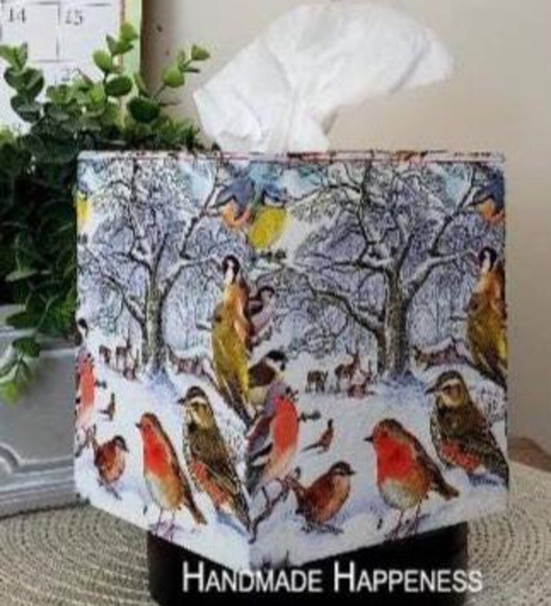 Birds Tissue Box Cover: Birds Accent Decor - Etsy