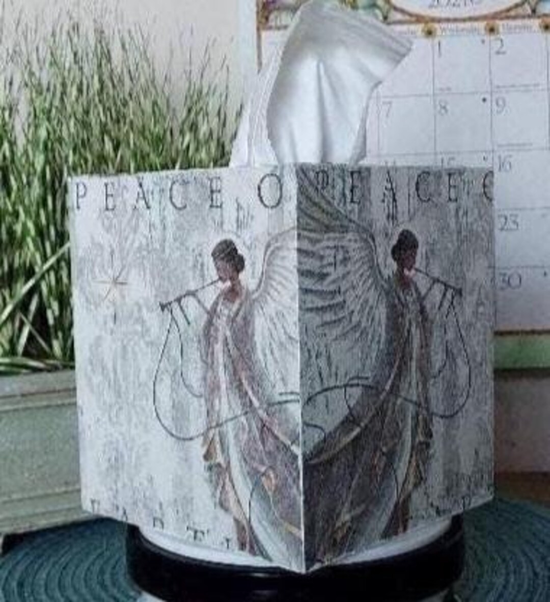 Angel Tissue Box Cover: Angel Accent Decor - Etsy