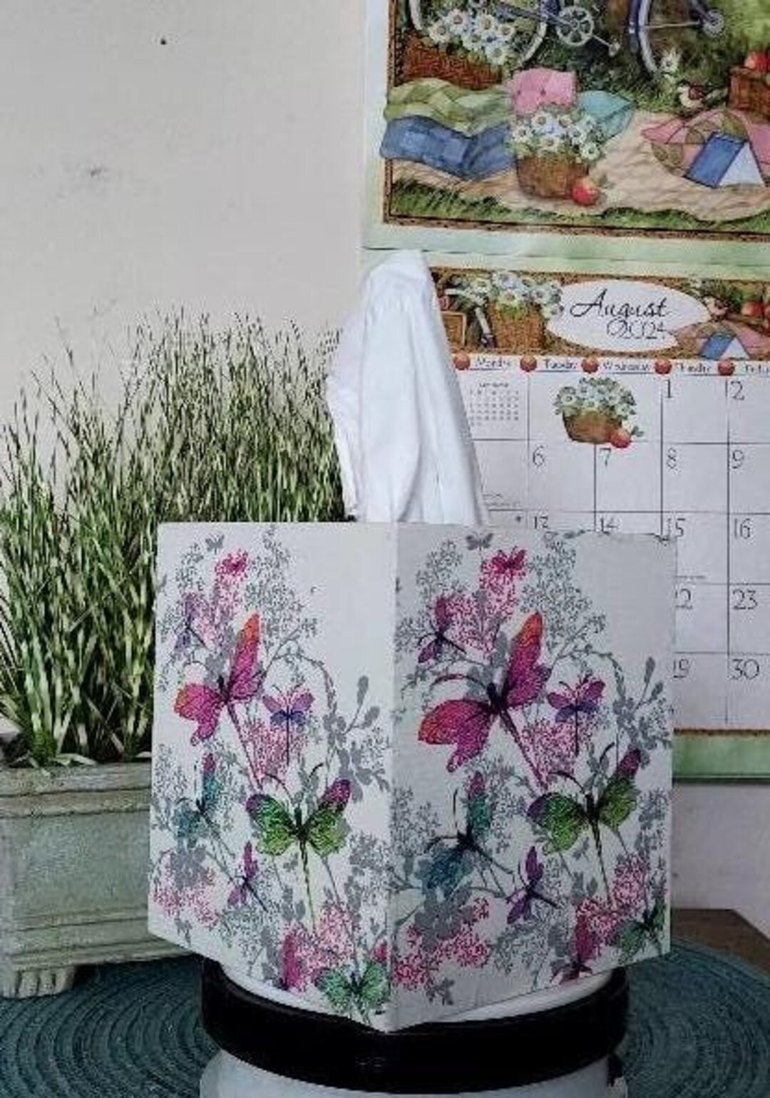 DRAGONFLY Tissue Box Cover, Tissue Box Cover, Dragonfly Lover Gift ...