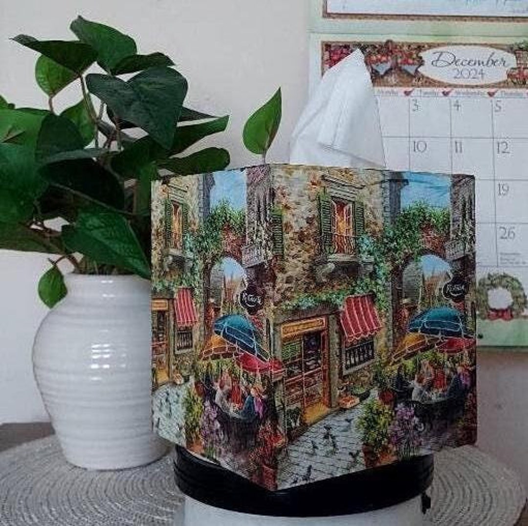 ITALY Tissue Box Cover, Tissue Box Cover, Italy Decoration, Italy Gift ...