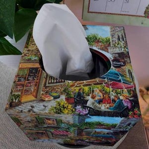 ITALY Tissue Box Cover, Tissue Box Cover, Italy Decoration, Italy Gift ...