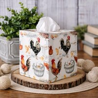 Chicken Tissue Box Cover - Etsy