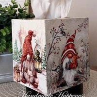 Fall Themed Tissue Box Cover - Etsy