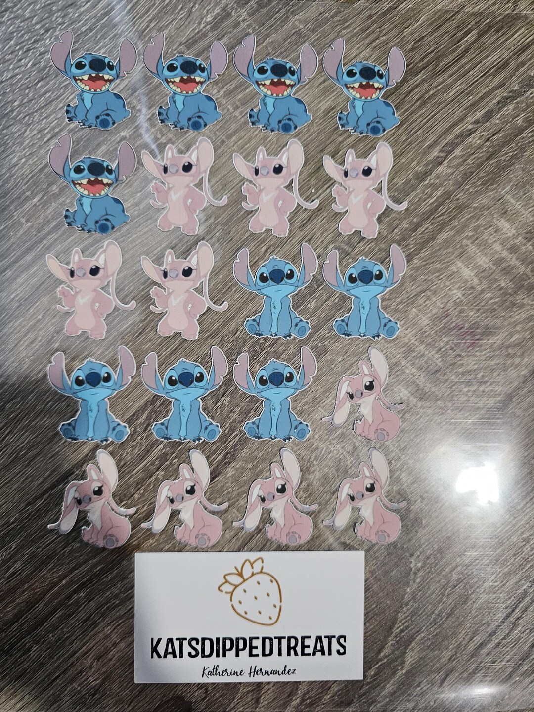 Stitch and Angel Edible Images - Etsy