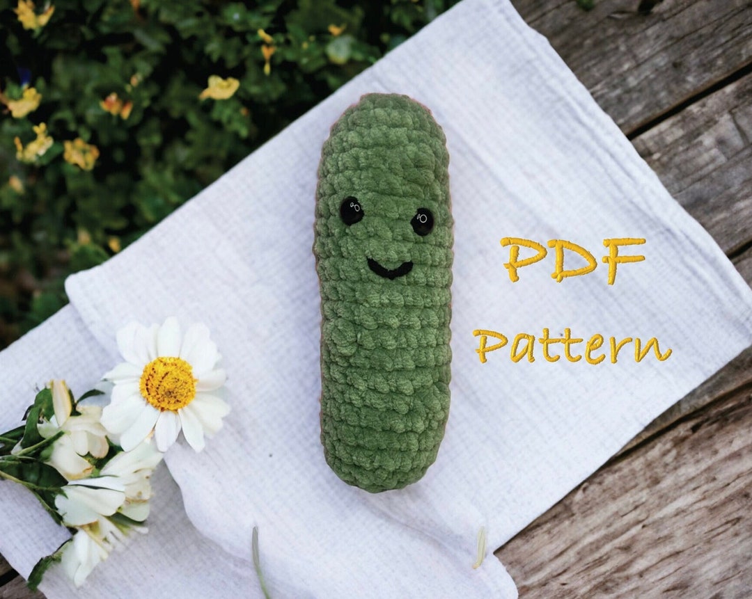 Happy Pickle Crochet Pattern - Etsy