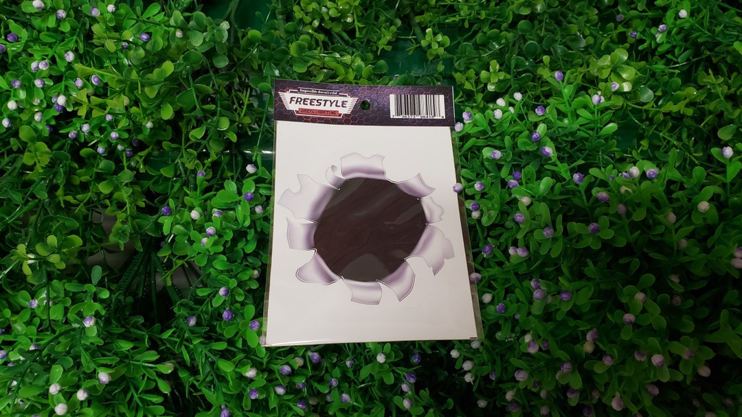 3D Bullet Marks Sticker Waterproof Bullet Marks Sticker - Etsy