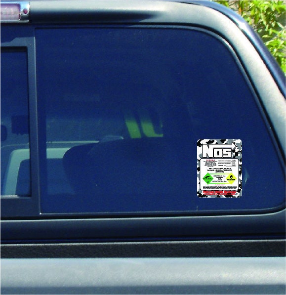 NOS Stickers Waterproof NOS Stickers - Etsy