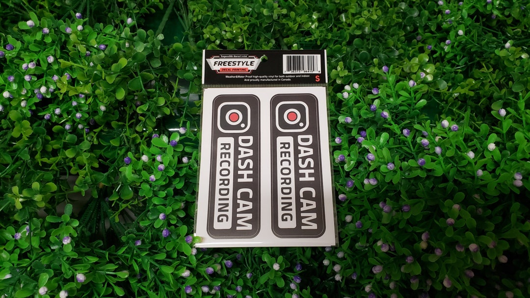 DASH CAM RECORDING Sticker - Waterproof Sticker - Etsy