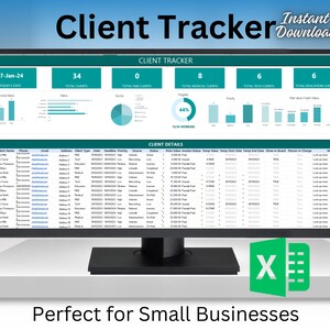 Client Tracker Record of Clients Interactions Organizes Data Efficient ...