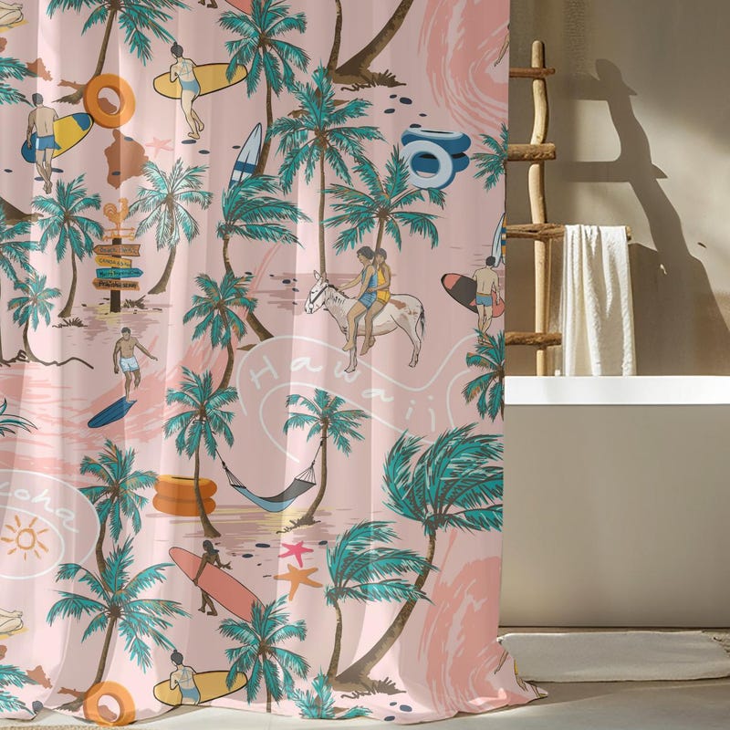 Surfer Curtains - Etsy