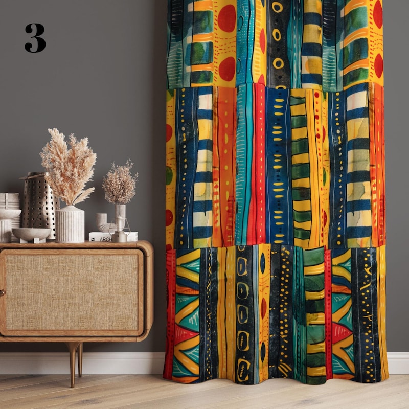 African Curtains - Etsy