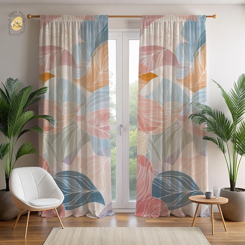 Pastel Curtains - Etsy