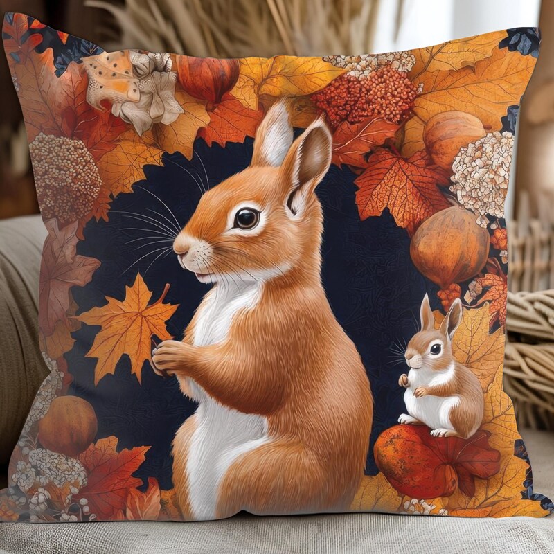 Squirrel Pillow - Etsy